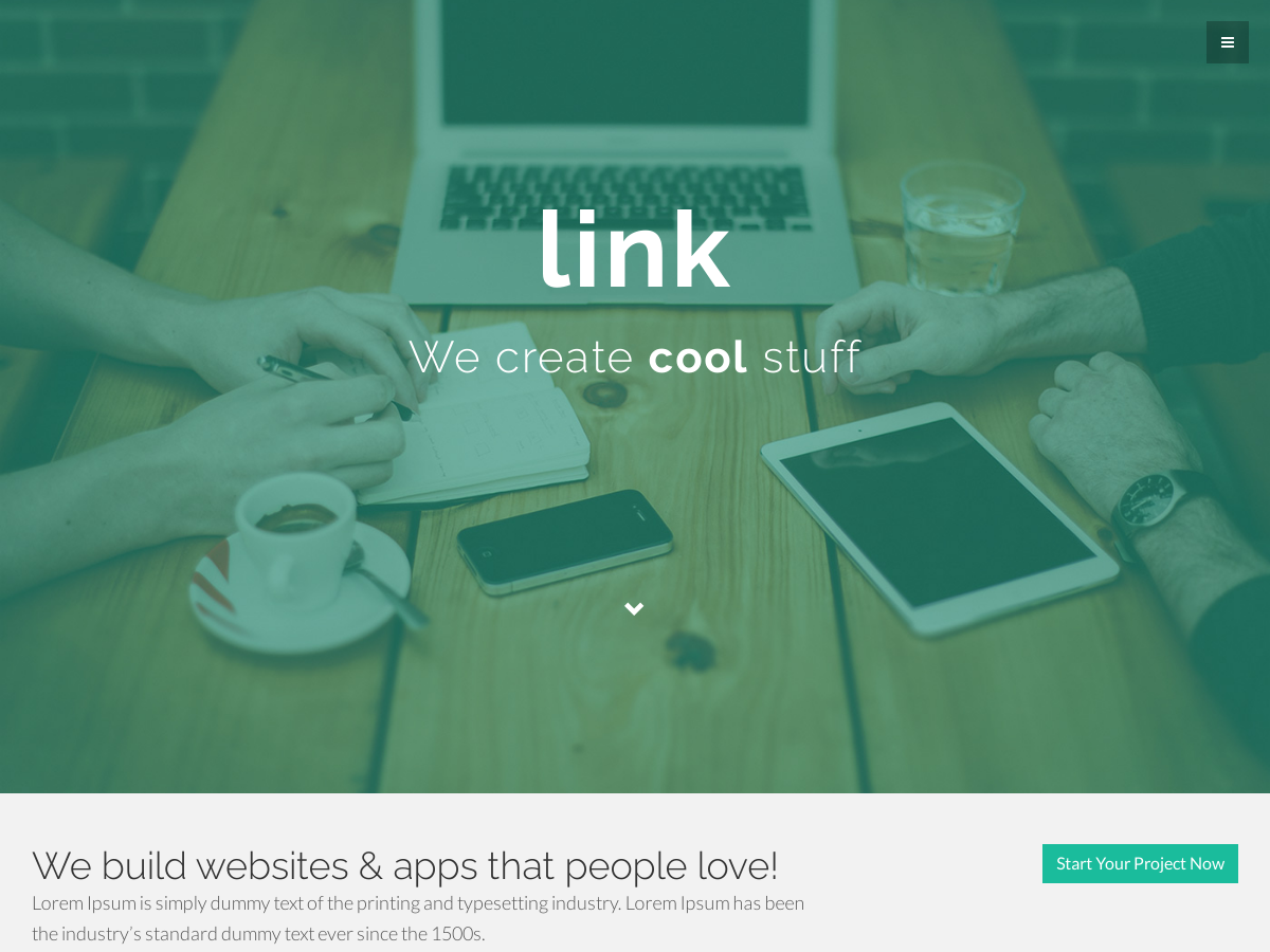 Link Bootstrap WordPress Theme - XtremelySocial